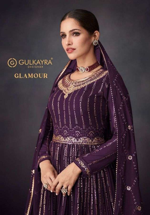GLAMOUR BY GULKAYRA DESIGNER PRESENTING REAL GEORGETTE WITH DULL ...